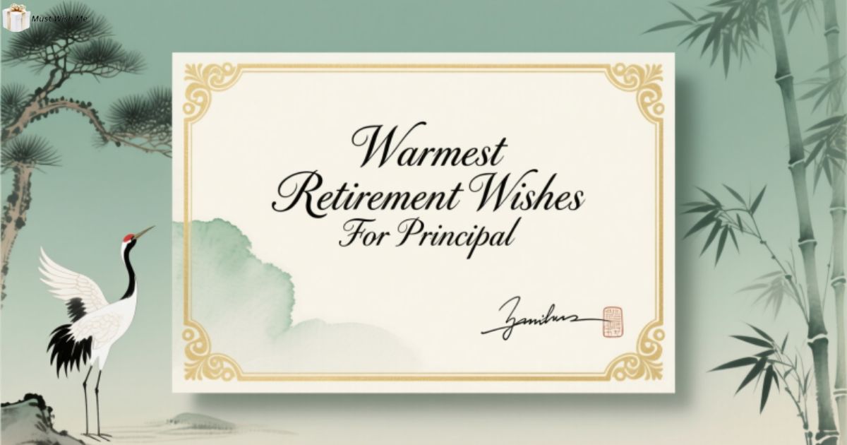 Best 30+ Retirement Wishes For Principal