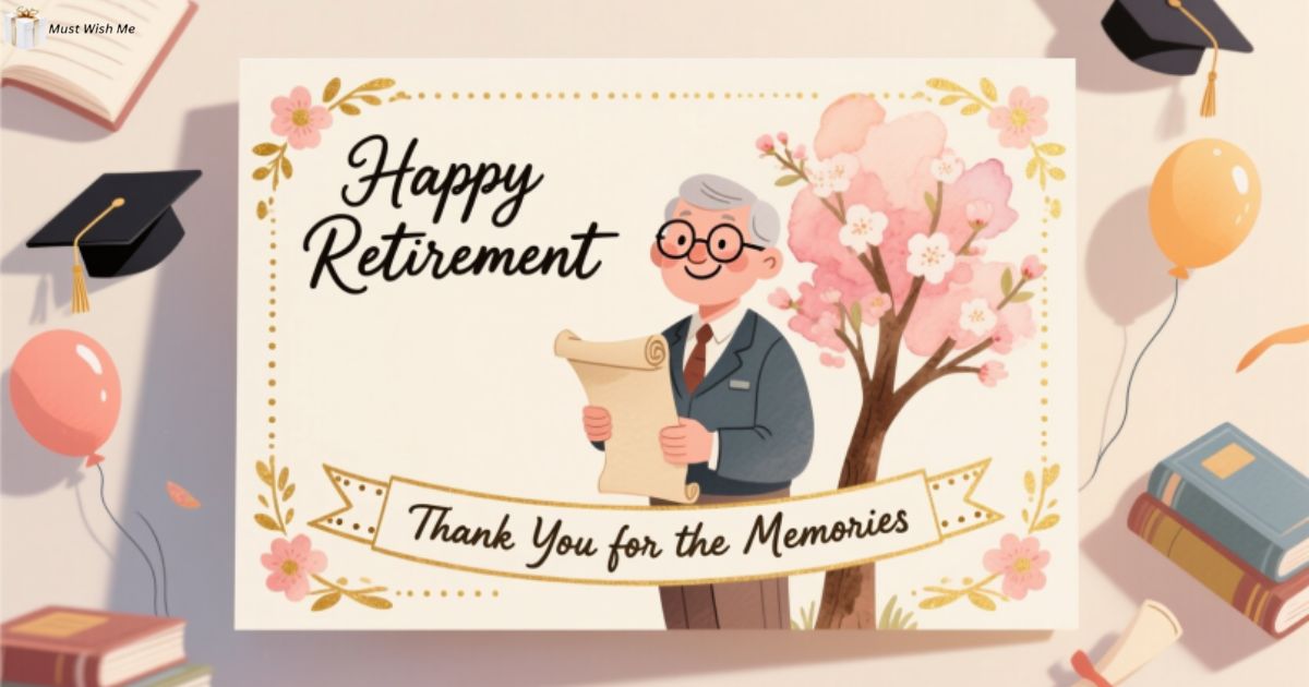 Best 30+ Retirement Wishes For Principal