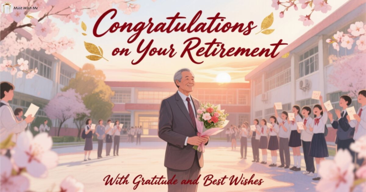 Best 30+ Retirement Wishes For Principal